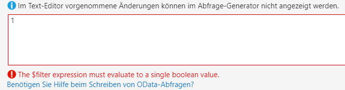 The error message is not localized when typing an invalid query in the table text editor · Issue ...