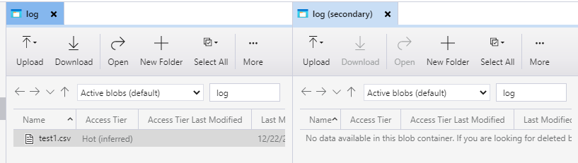 Succeed to delete blobs in one secondary ADLS Gen2 blob container · Issue #5284 · microsoft ...