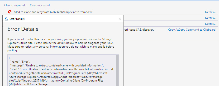 It would be better to add an error message and disable the 'Apply' button in the 'Clone and ...
