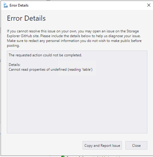 An error dialog pops up when detaching one broken Azure AD attached ...