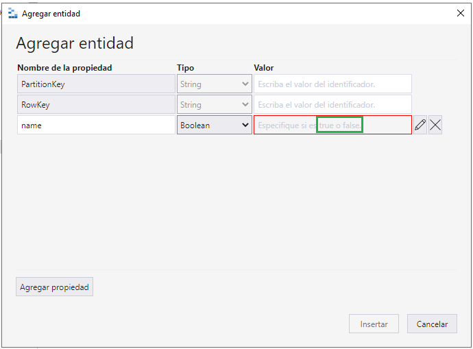 The strings 'true' and 'false' are localized in the error message when typing an invalid value ...
