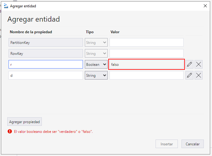 The strings 'true' and 'false' are localized in the error message when typing an invalid value ...