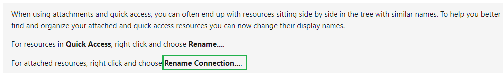 Update 'Rename connection...' to 'Rename Connection...' in the description of the part 'Rename ...
