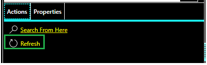 The icon of the action 'Refresh' is invisible for Quick Access node ...