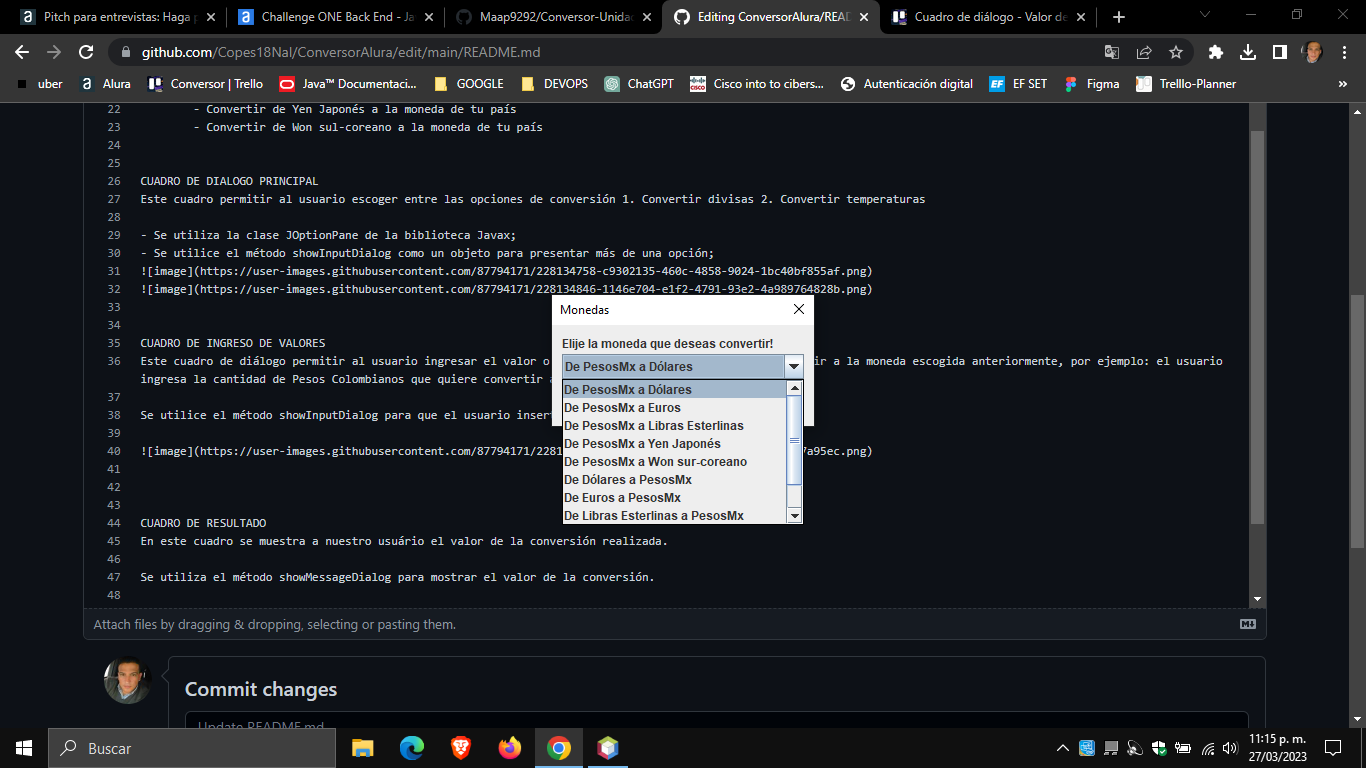 GitHub - Copes18Nal/ConversorAlura: Challenge propuesto por Alura Latam que consiste en un ...