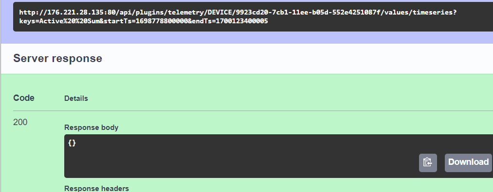 [Bug] Get time-series data · Issue #9645 · thingsboard/thingsboard · GitHub