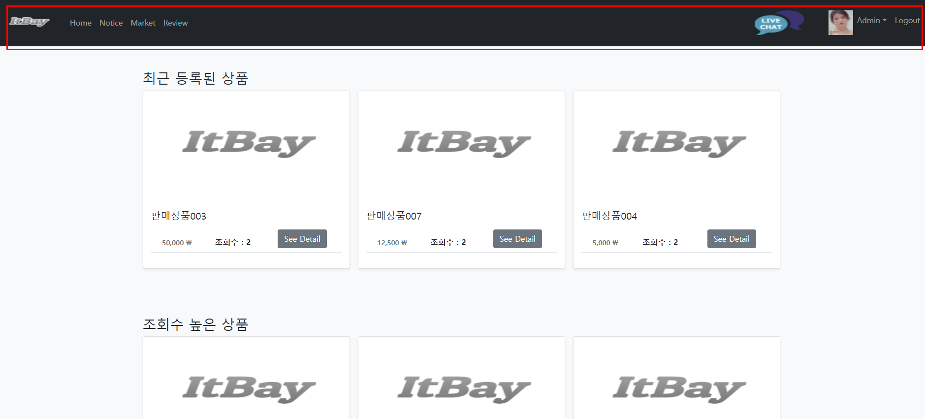 GitHub - guswns9302/KH_FinalProj_itbay: Consignment sales of used products