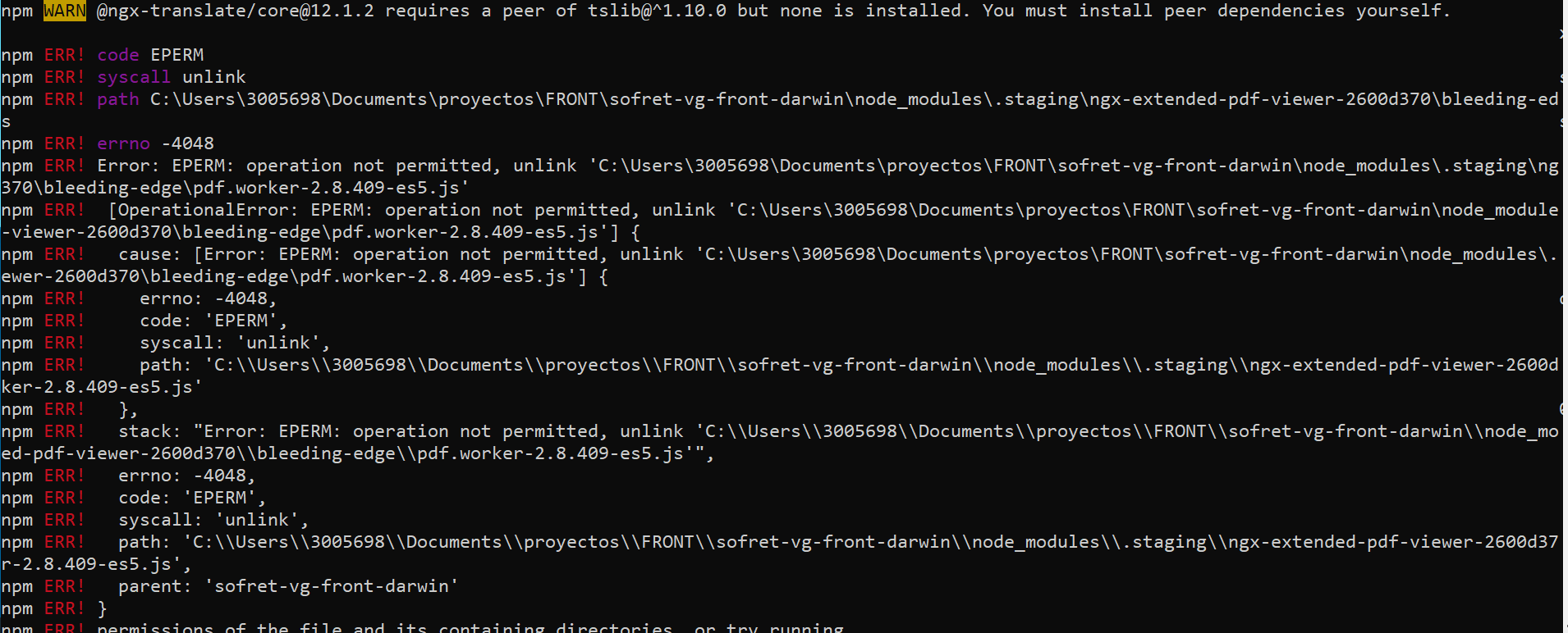 Operation not permitted on Windows 10 Pro · Issue #880 · stephanrauh/ngx-extended-pdf-viewer ...