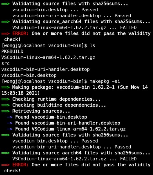 Installation failed · Issue #921 · VSCodium/vscodium · GitHub