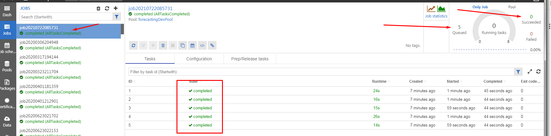 Batch Job State is misleading · Issue #2352 · Azure/BatchExplorer · GitHub