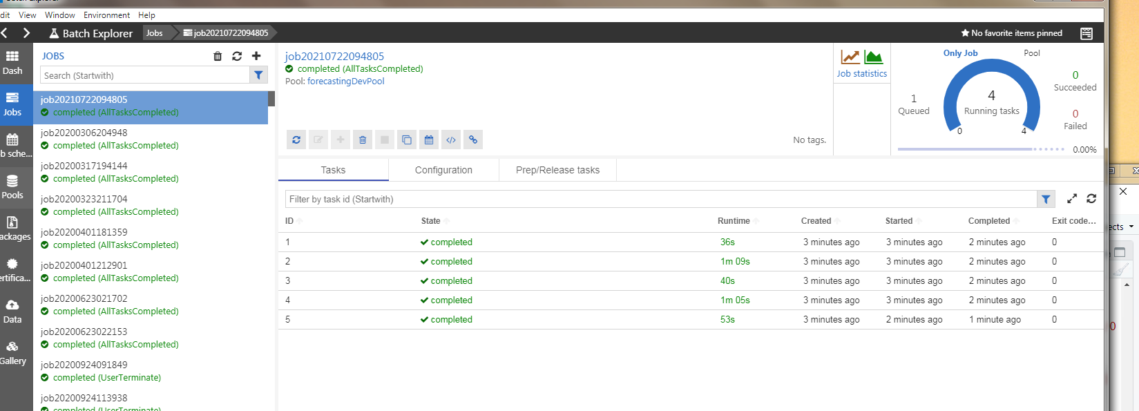 Batch Job State is misleading · Issue #2352 · Azure/BatchExplorer · GitHub