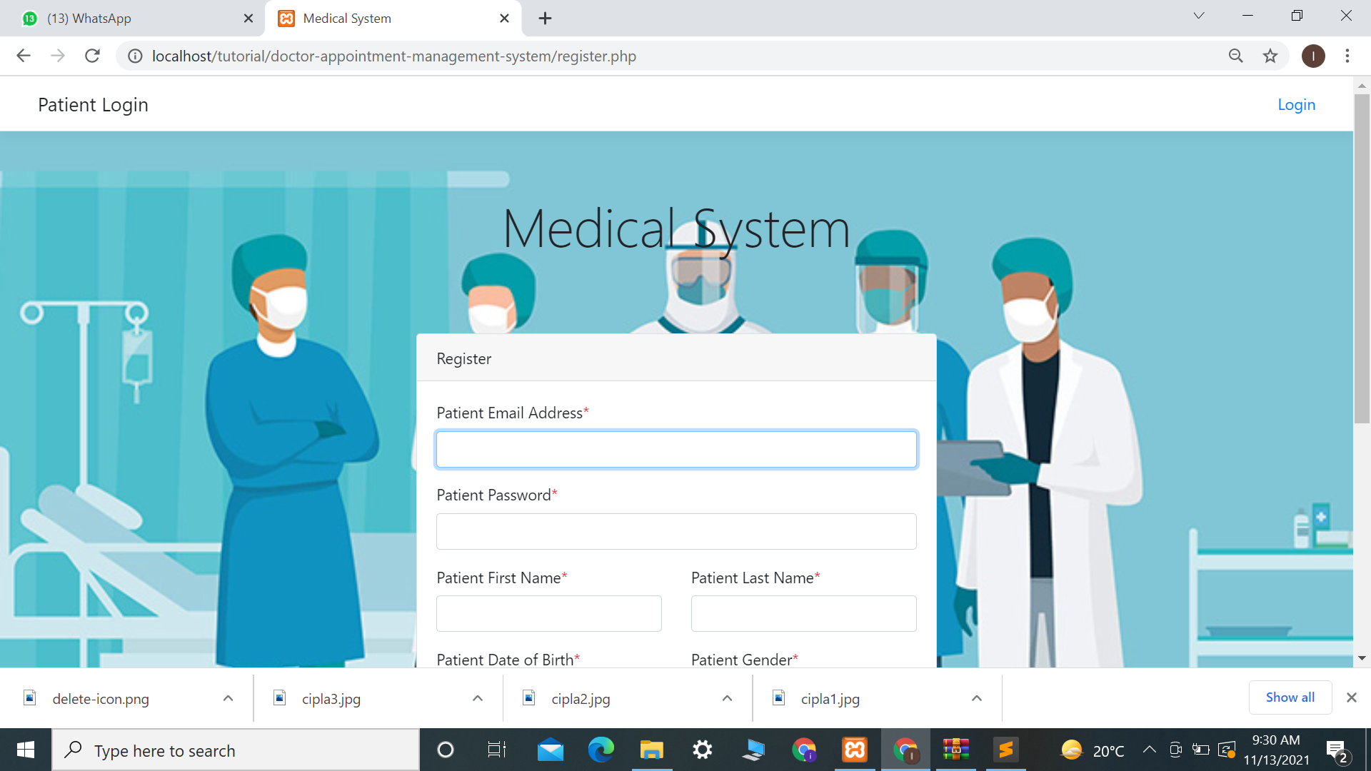 GitHub - ishannjr/doctor-appointment-system: Consult a doctor,buy medicines,suggestions for some ...