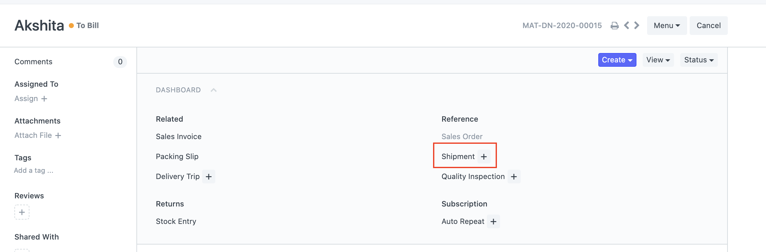 fix: added shipment link in delivery note dashboard by rohitwaghchaure · Pull Request #24210 ...