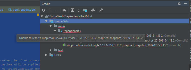 [FG3] Deobf dependencies not resolved · Issue #571 · MinecraftForge/ForgeGradle · GitHub