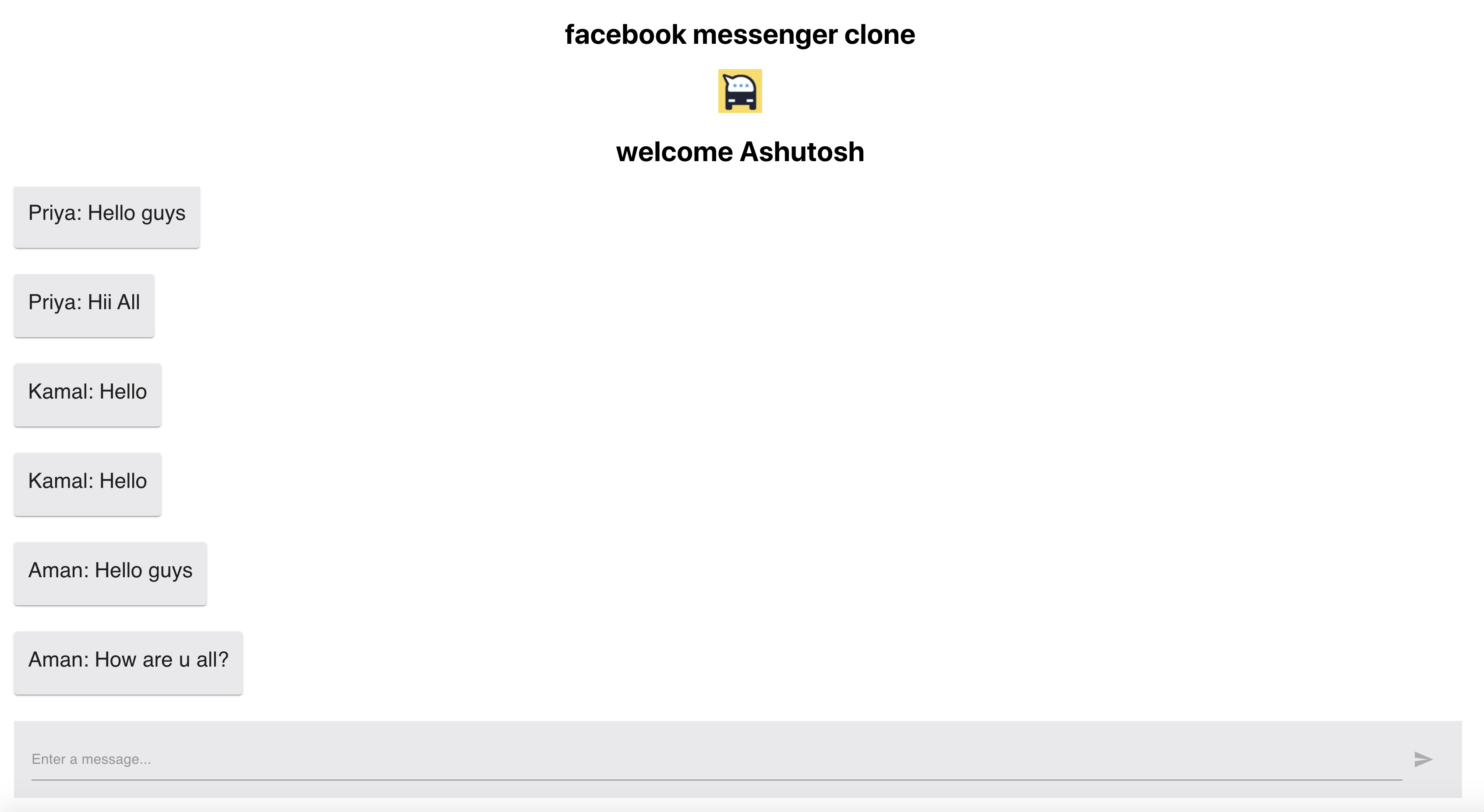 GitHub - alalwani1/messenger-group-chat-clone: A webapp which replicate ...