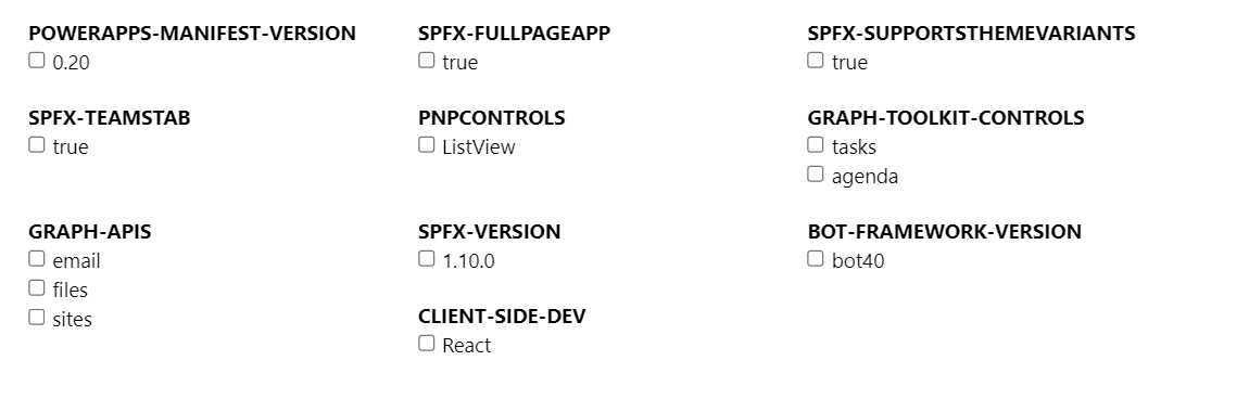 Suggestion: Tidier labelling for More Filters · Issue #9 · pnp/m365-sample-gallery · GitHub