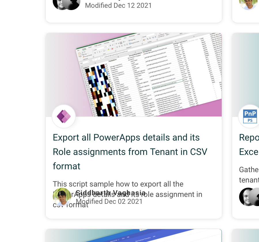 Fix visual issues on too much text on smaller devices · Issue #219 · pnp/script-samples · GitHub
