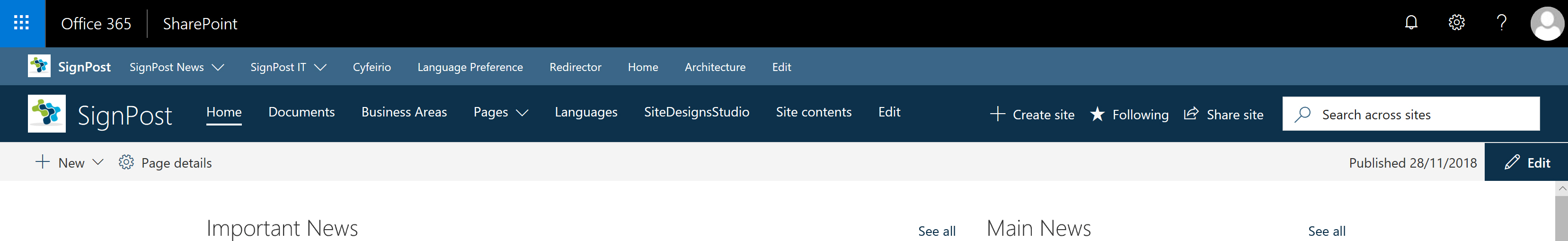 SharePoint site header occupies lot of space due to padding · Issue ...