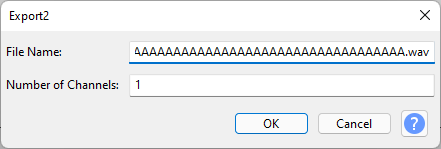 Made filename inputbox bigger for Export2 macro - issue:2446 by Haoranxia · Pull Request #2671 ...