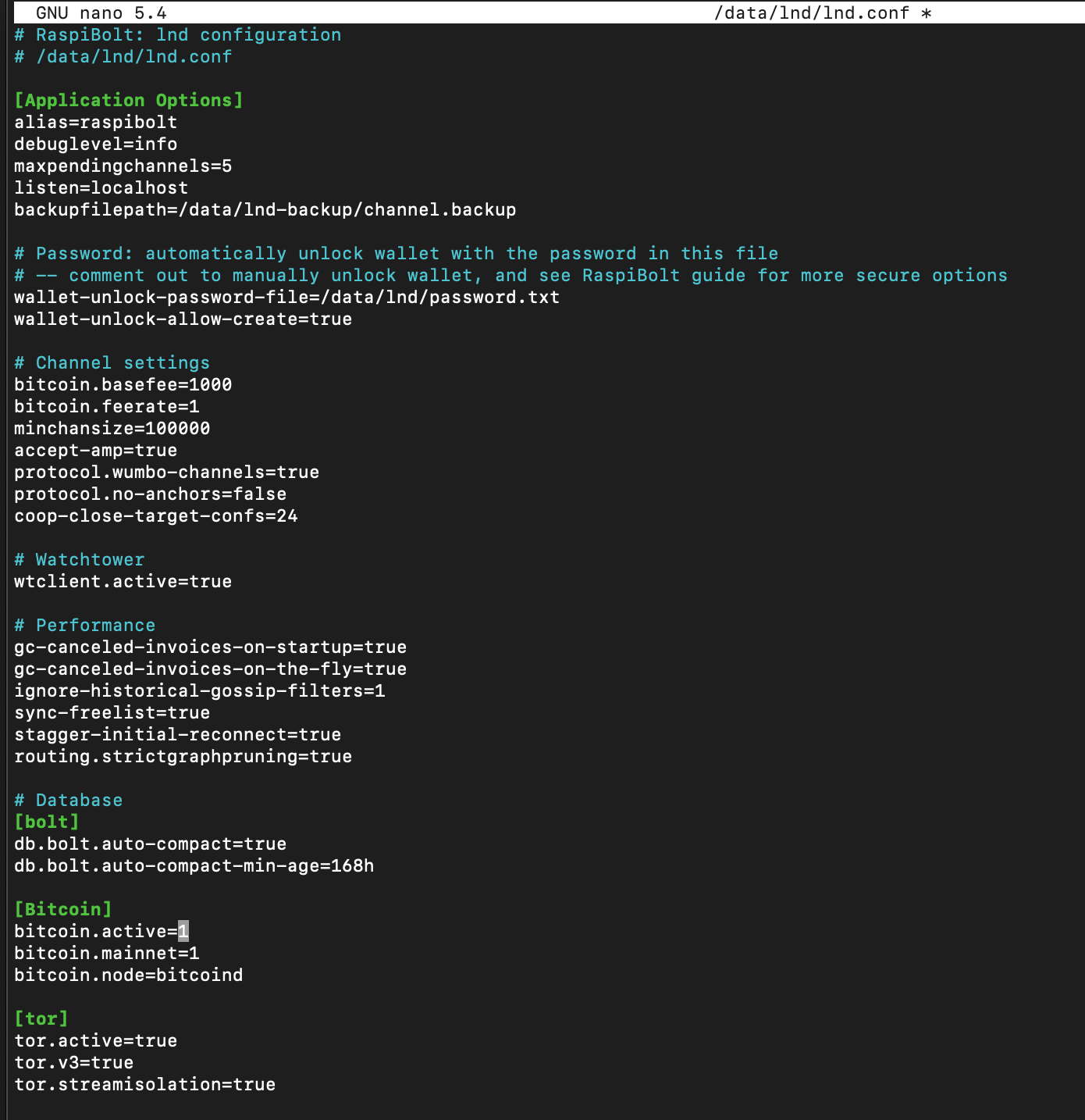 failed to load config: ValidateConfig: either bitcoin.active or litecoin.active must be set to 1 ...
