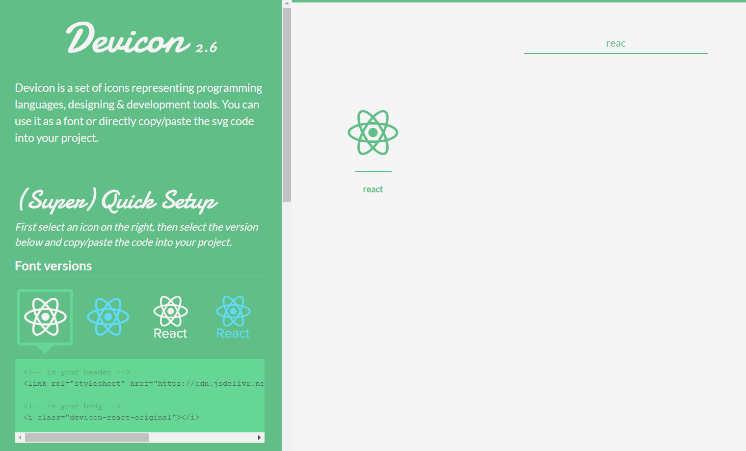 Icon request: React-native · Issue #293 · devicons/devicon · GitHub