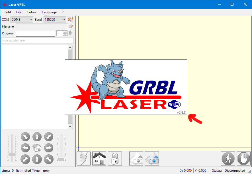 Version ? · Issue #150 · arkypita/LaserGRBL · GitHub