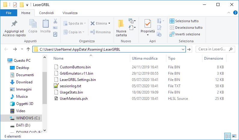 Material DB Is there an export and import function? · Issue #1067 · arkypita/LaserGRBL · GitHub