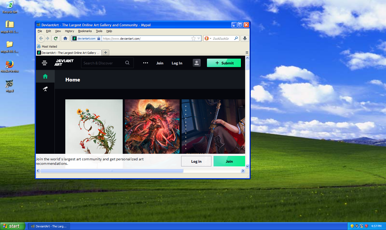 DeviantArt is refusing to load · Issue #74 · Feodor2/Mypal68 · GitHub
