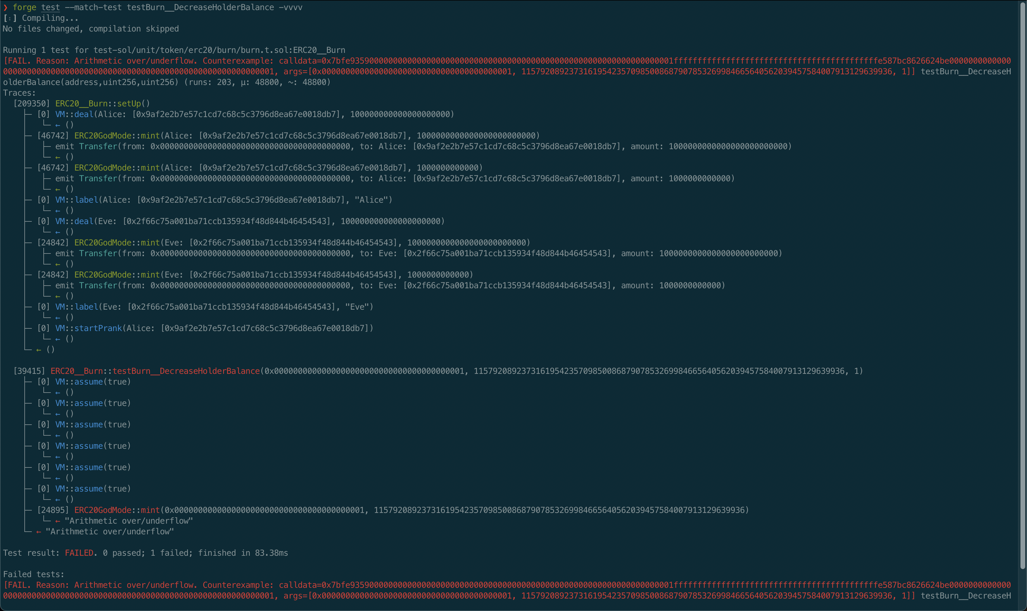 Fuzzer provides values greater than max uint256 · Issue #2139 · foundry-rs/foundry · GitHub