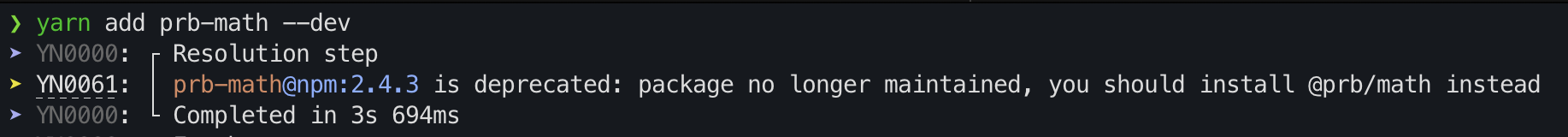 Deprecate the "prb-math" package · Issue #80 · PaulRBerg/prb-math · GitHub