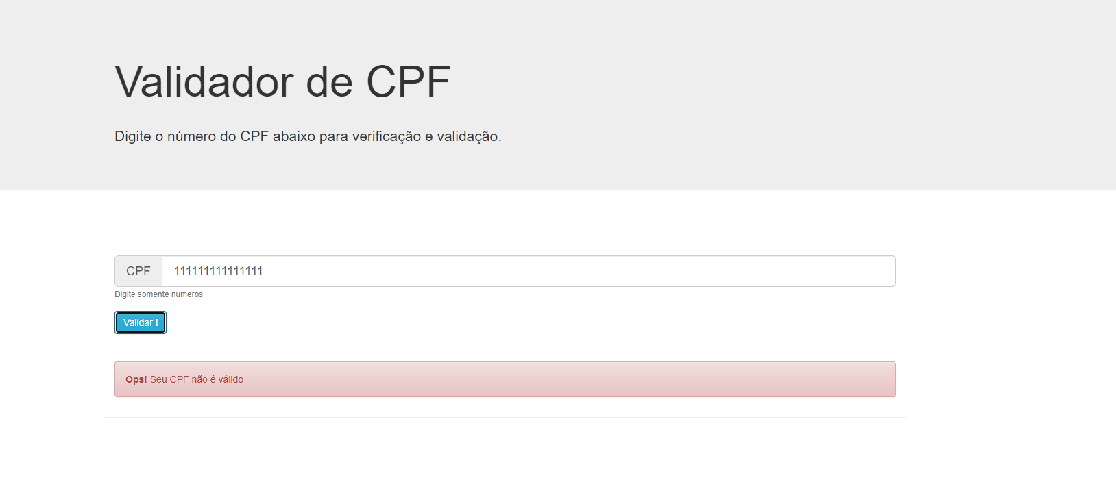 GitHub - tamirisrgarcia/Validador-CPF-Hiring-Coders: Validador de CPF elaborado durante a ...