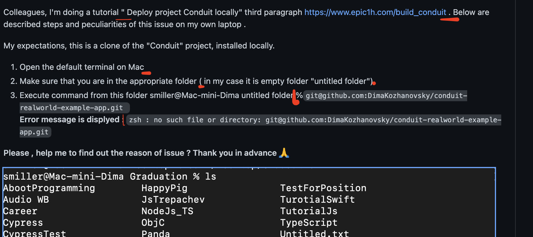 No such file or directory · open-tutorials cypress · Discussion #59 · GitHub