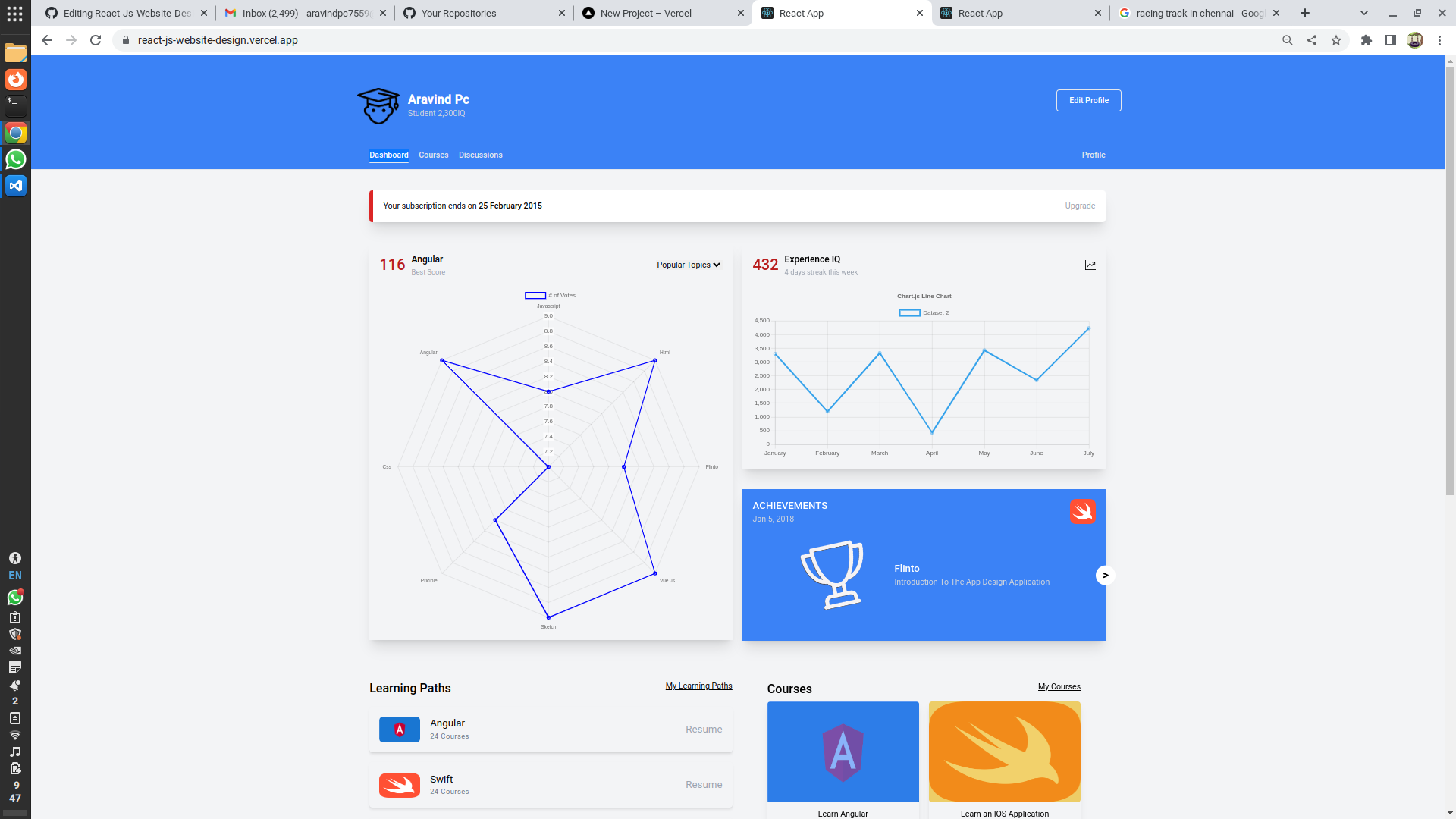 GitHub - AravindPc7559/React-Js-Website-Design