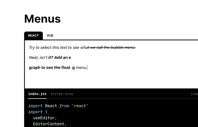 Bubble menu doesn't hide onBlur if tooltip was in focus · Issue #2751 · ueberdosis/tiptap · GitHub