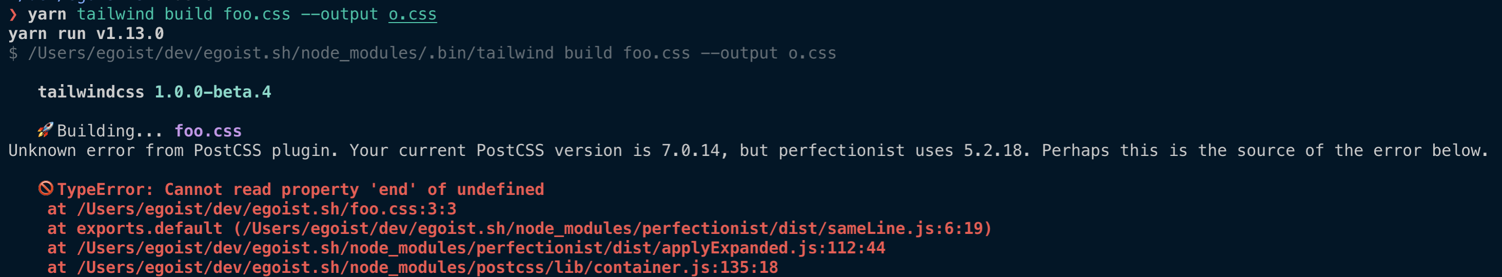 Error When Adding Comments Between Apply · Issue 817 · Tailwindlabs Tailwindcss · Github