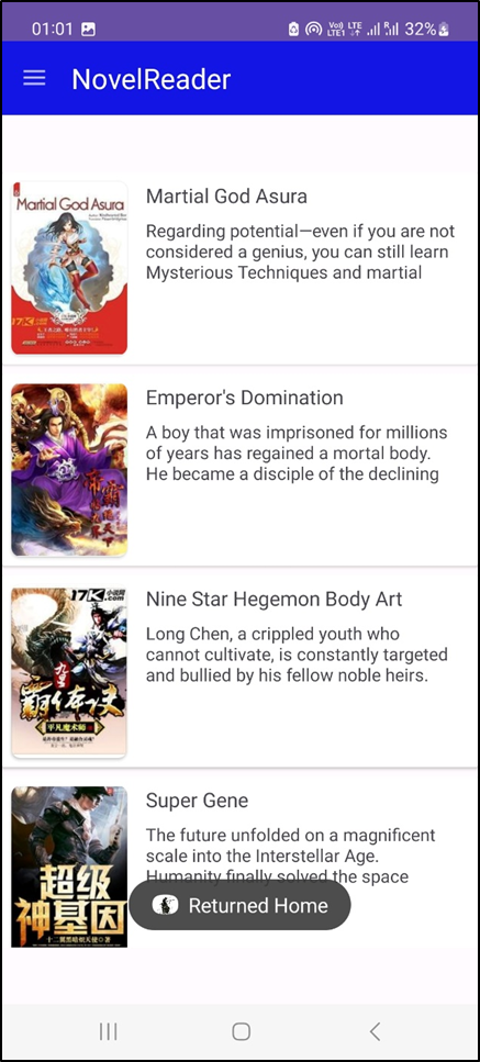 GitHub - aditya230302/NovelReaderApp: An App for Reading Novels. Made using Kotline, xml ...