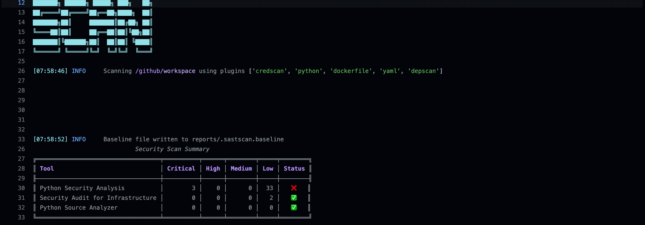 Fail scan action · Issue #32 · ShiftLeftSecurity/scan-action · GitHub