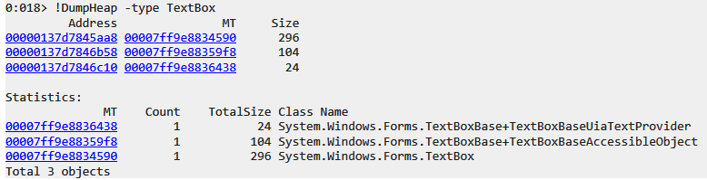 Textbox Accessible Objects Are Leaking In Memory · Issue 6885 · Dotnet Winforms · Github