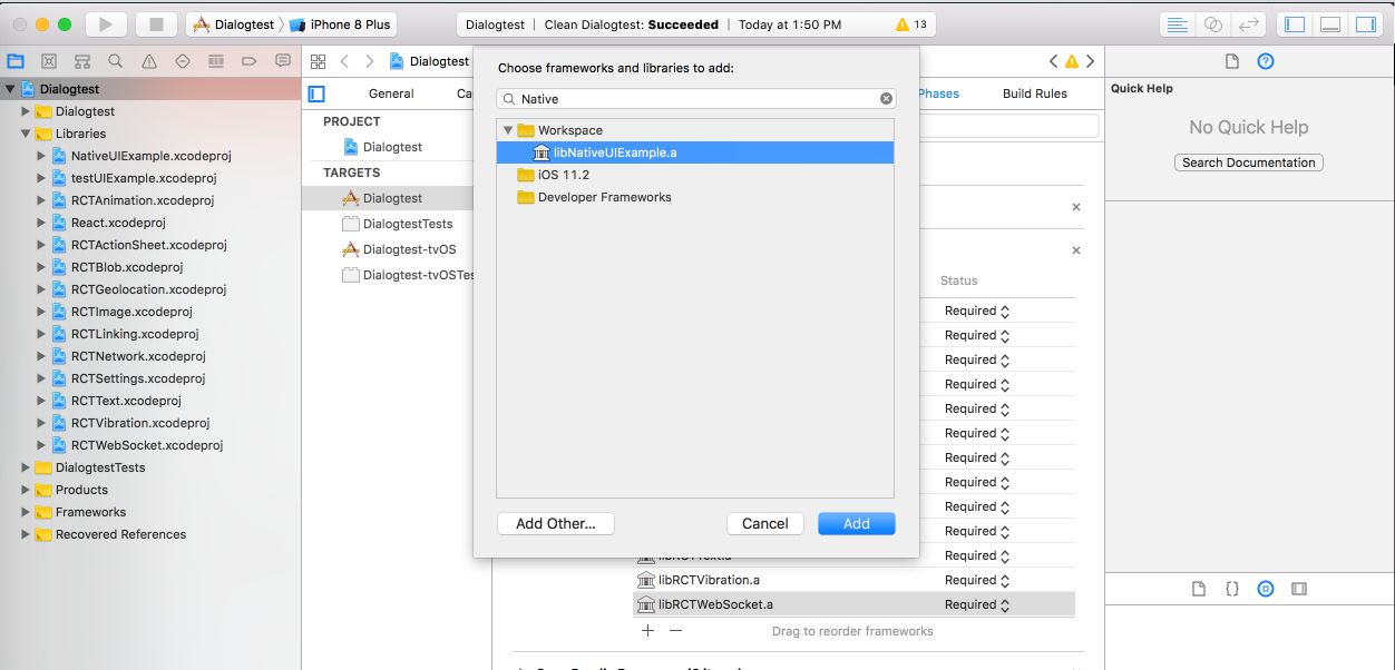 ReactNative原生iOSUI组件拓展开发&发布 · Issue #5 · necfol/blog · GitHub