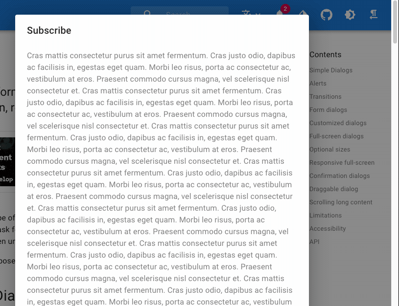 Dialog closes when clicking on body scroll bar , scroll='body' · Issue ...
