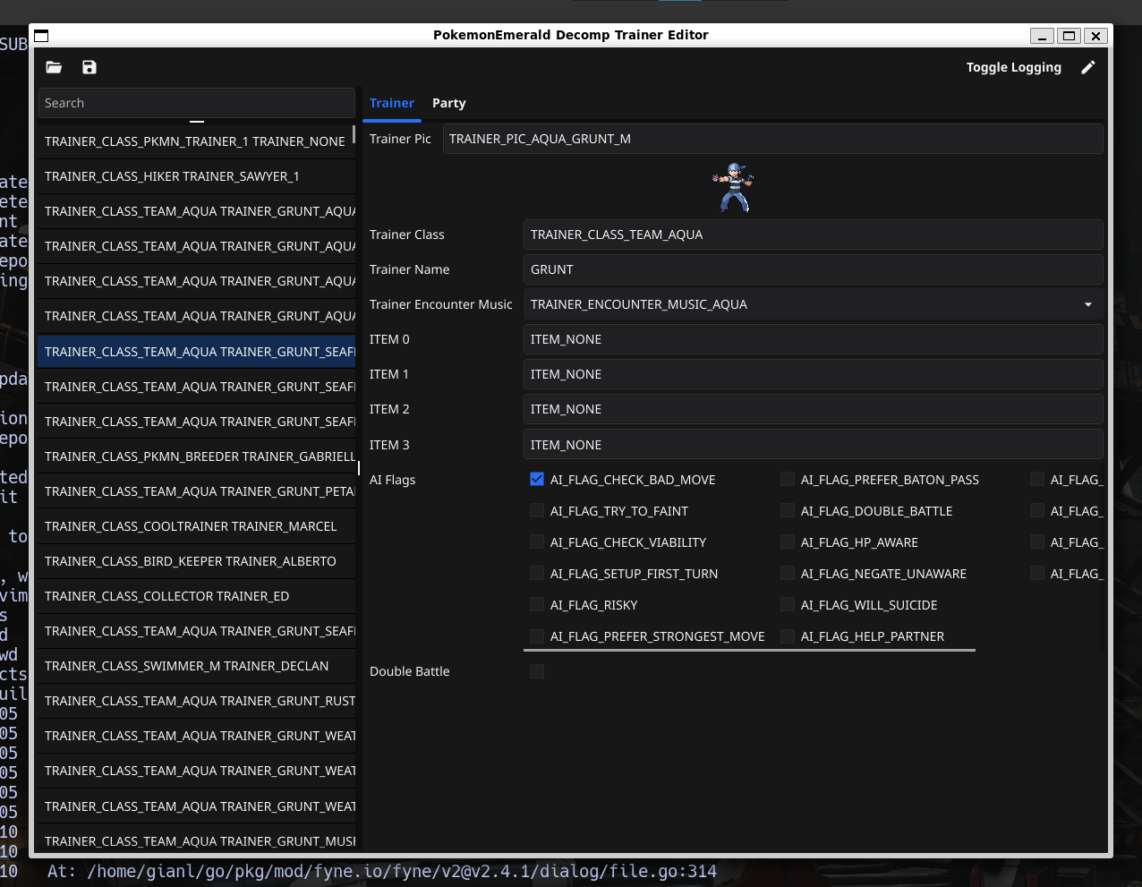 GitHub - geefuoco/trainer_editor: Trainer Editor for pokeemerald expansion