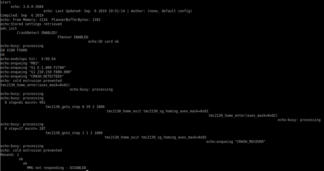 [3.8.0 MK3S] Multiple "ok" responses after crash detected · Issue #2184 ...