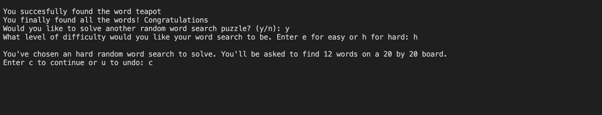 GitHub - pranmudri/WordSearch