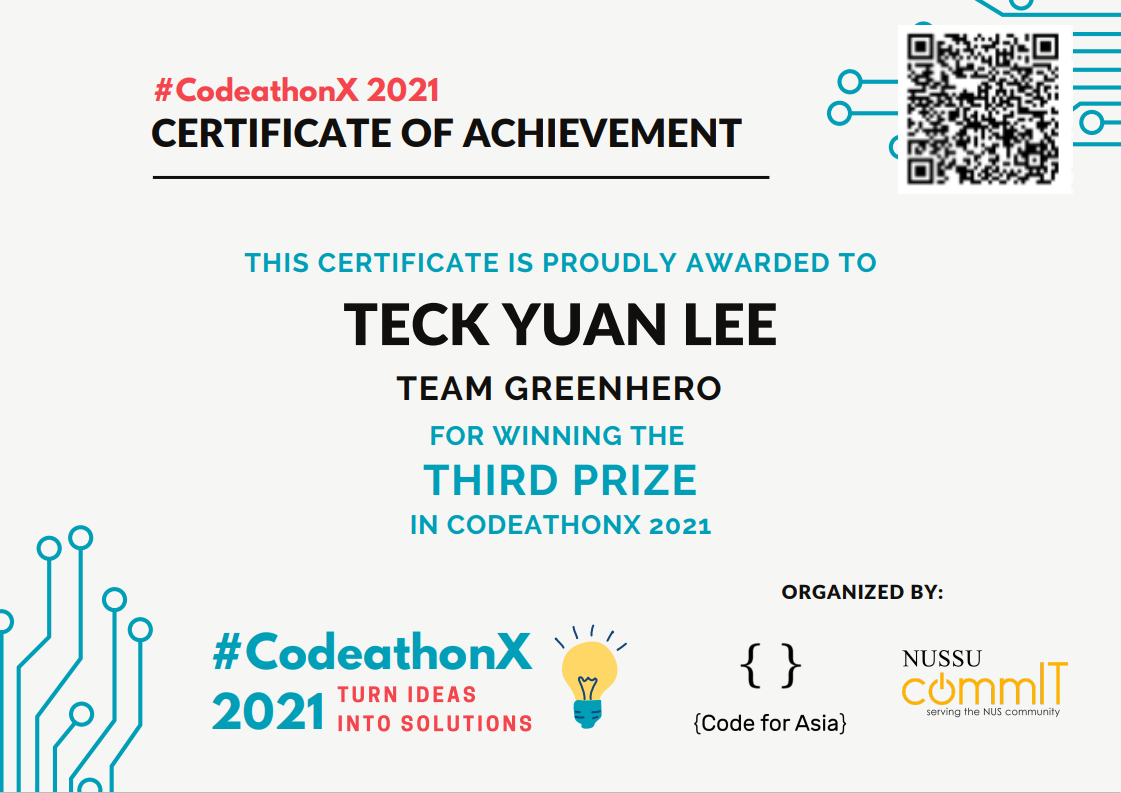 GitHub - TeckYuanLee/GreenHero