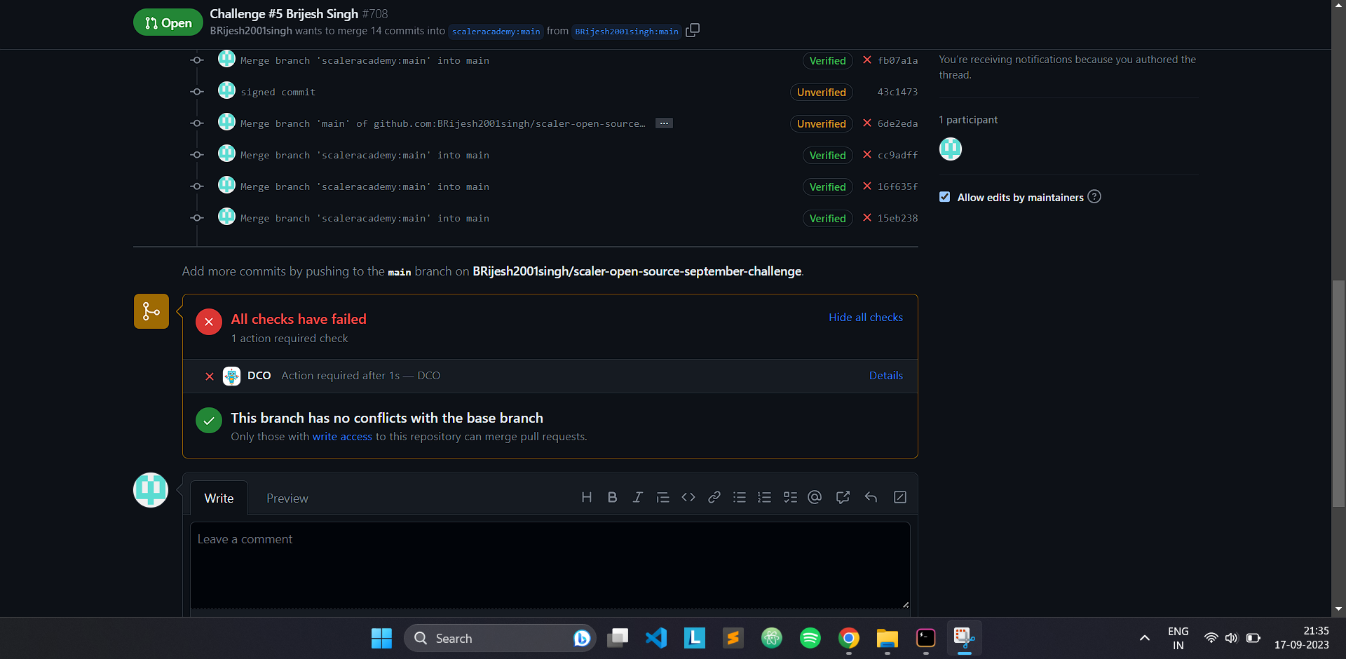 Challenge #1-Brijesh · Issue #187 · scaleracademy/scaler-open-source ...