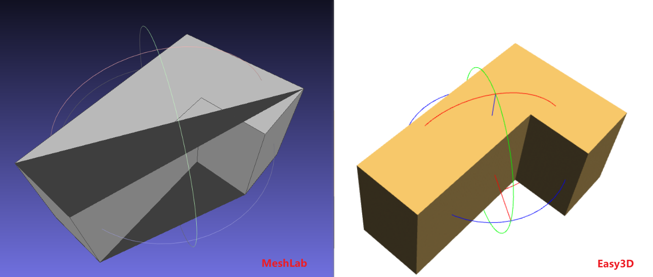 Error while rendering simple polygon model · Issue #1185 · cnr-isti-vclab/meshlab · GitHub