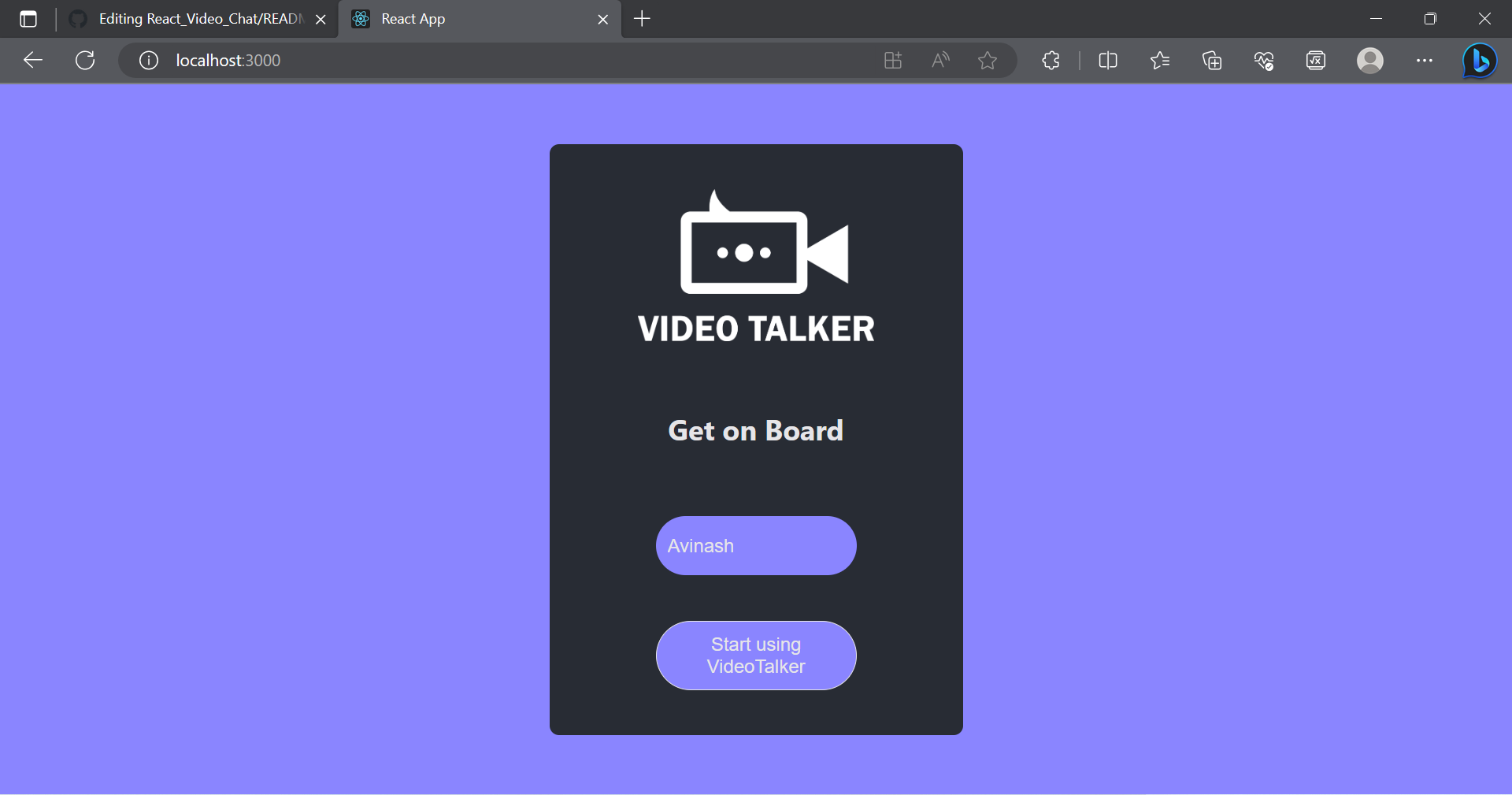 GitHub - AwinashProject/React_Video_Chat