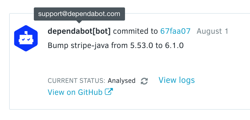 Did dependabot recently change the email under which it commits? · Issue #125 · dependabot ...