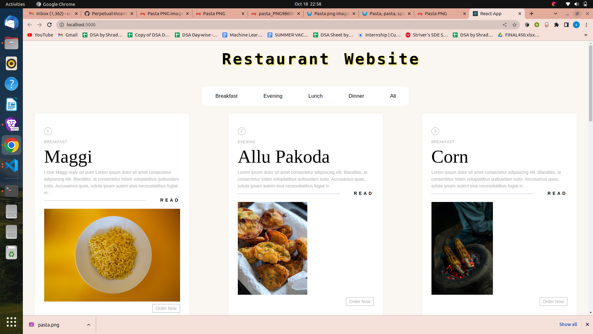 GitHub - Perpetual-Incantation/Restaurant